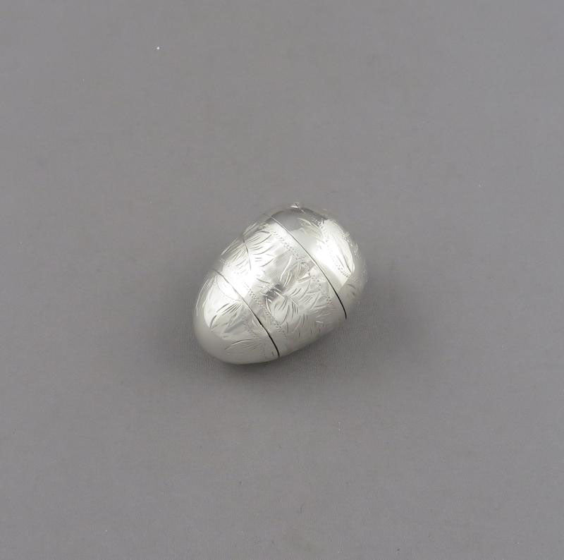 George III Silver Double Nutmeg Grater | JH Tee Antiques