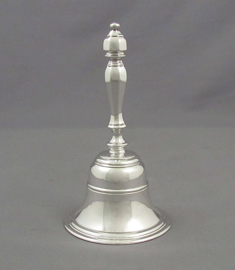 Antique Silver Table Bell | JH Tee Antiques
