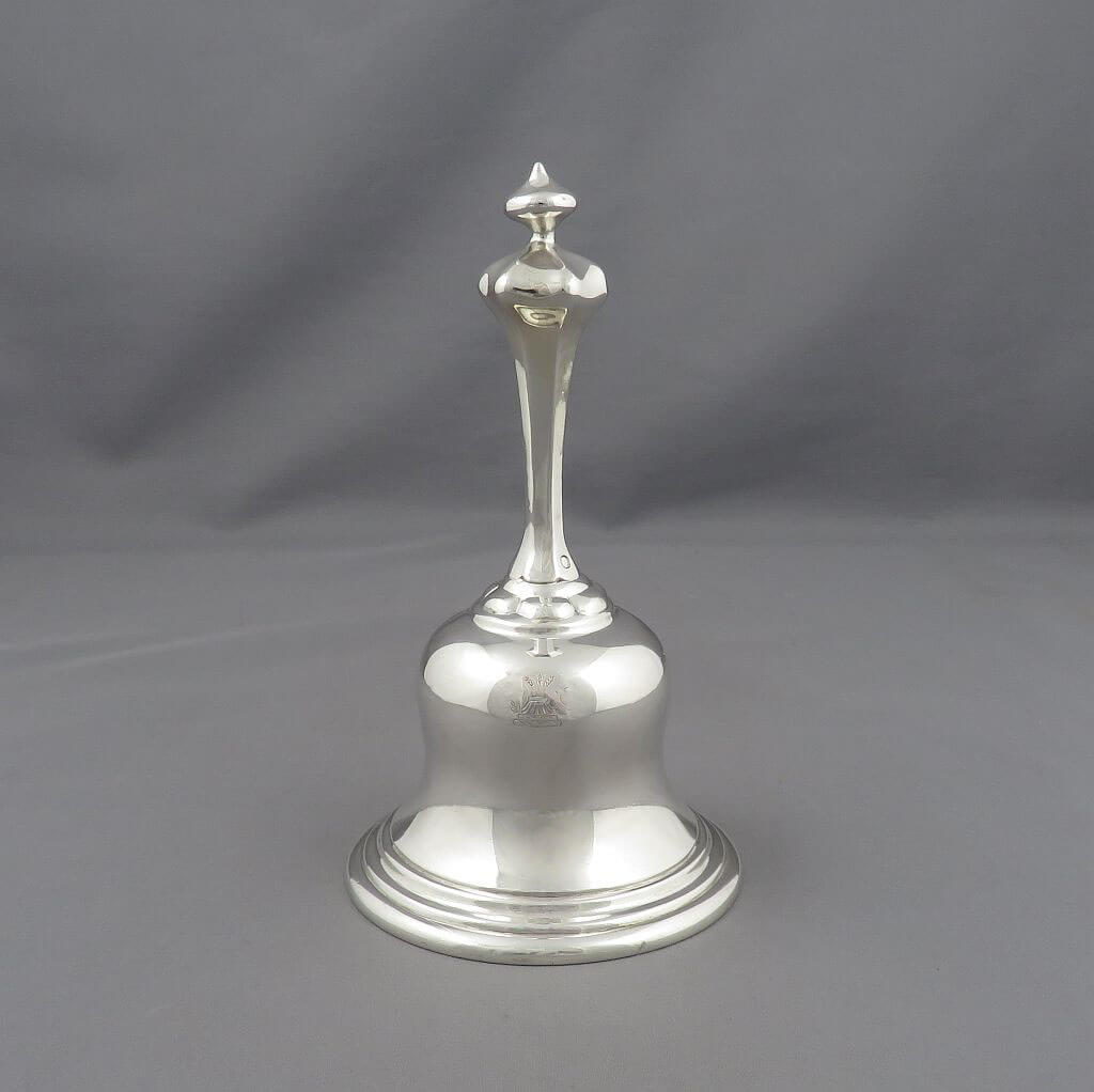 Dutch Silver Table Bell | JH Tee Antiques
